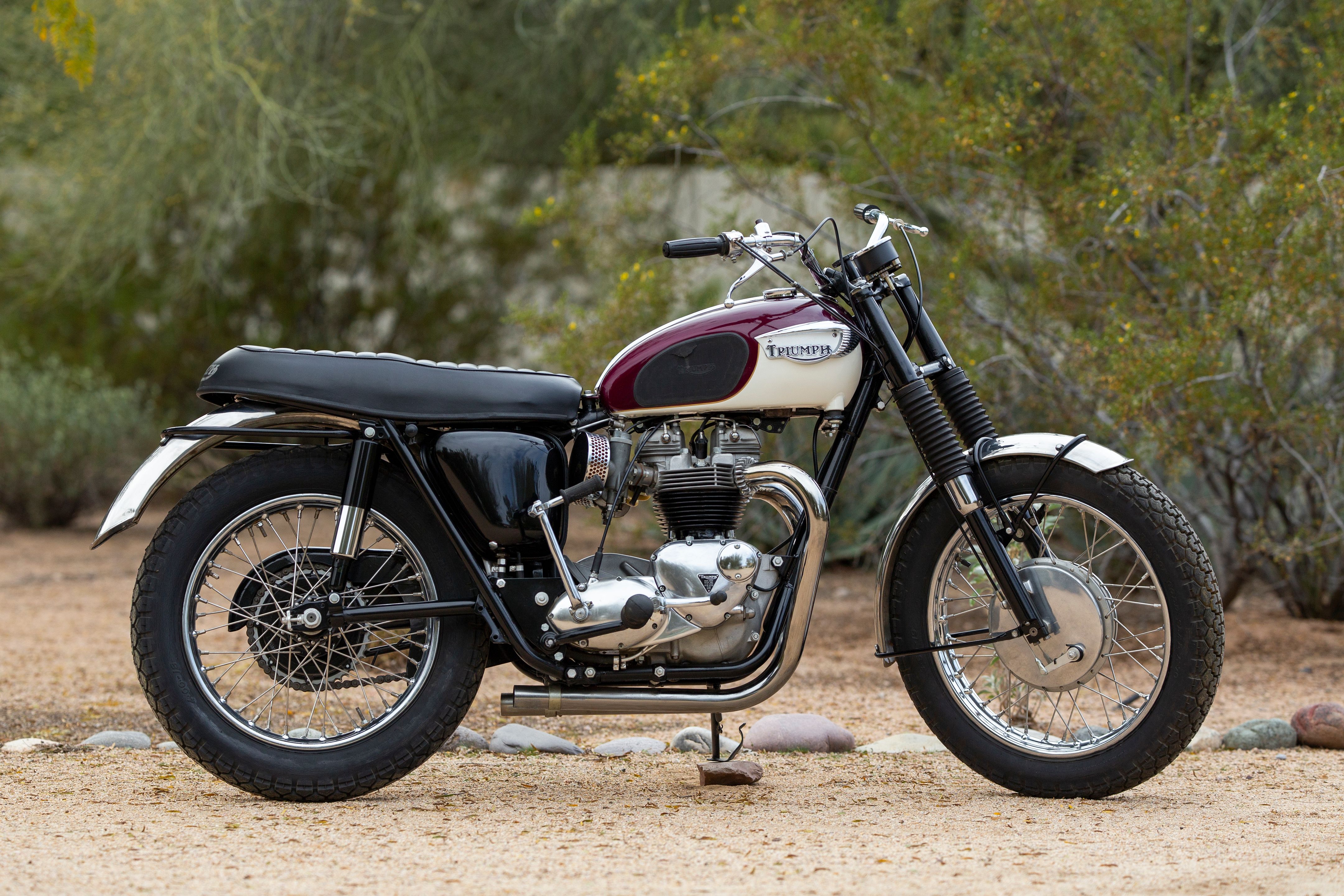 1967 Triumph 650cc T120TT Special Frame no. T120TT DU 54057 Engine no ...