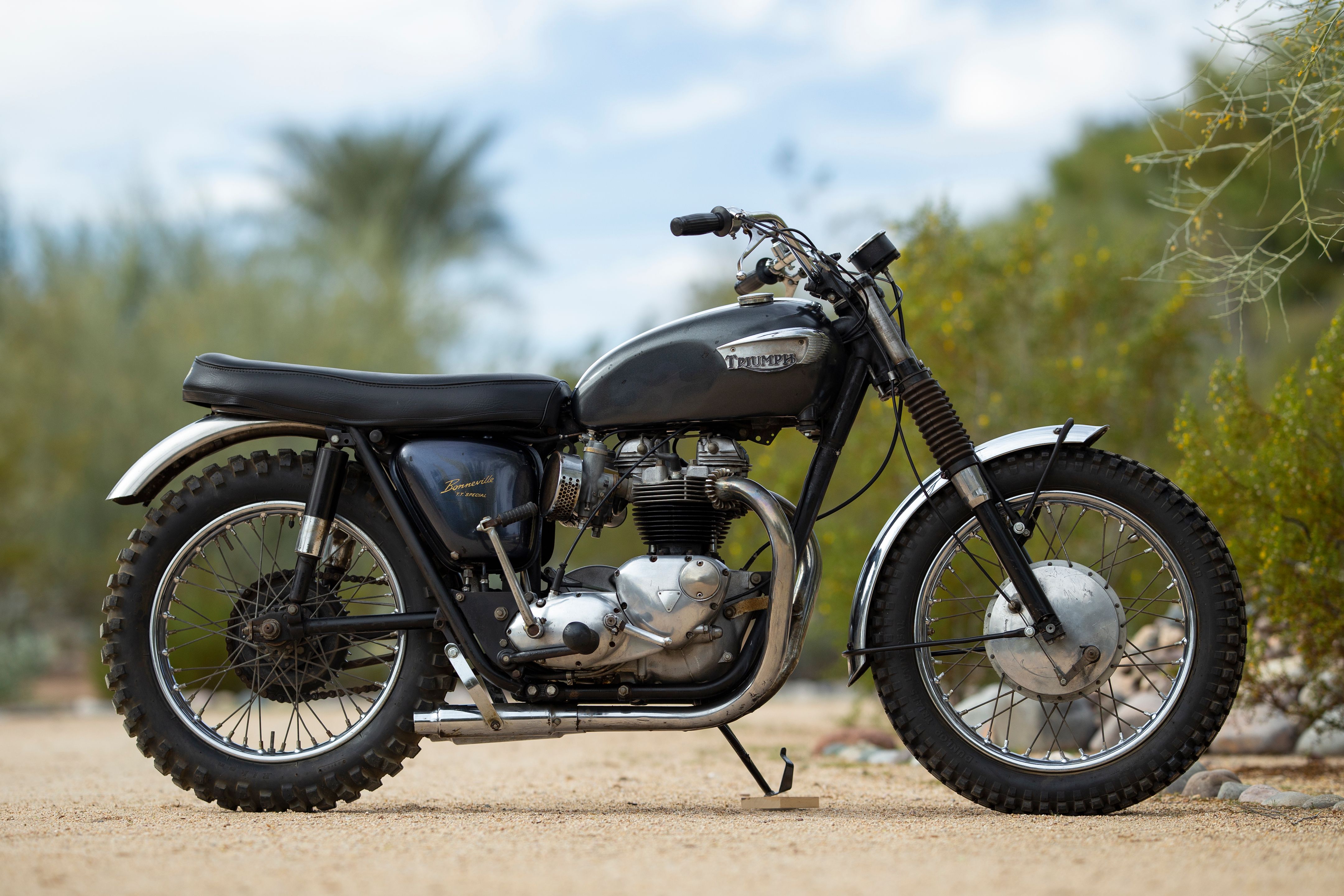 1967 Triumph 650cc T120TT Special Frame no. T120TT DU 45856 Engine no ...