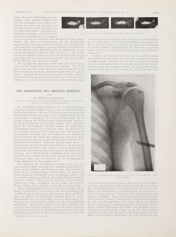 Bonhams : FORSSMANN, WERNER. 1904-1979. Die Sondierung des Rechten ...