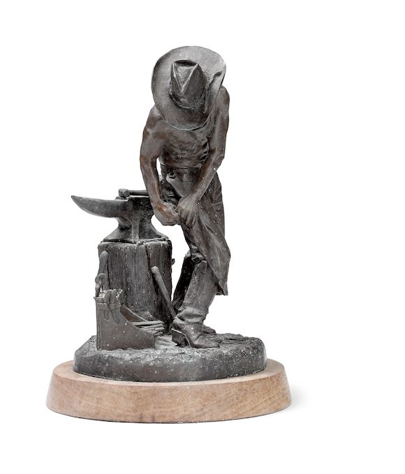 Bonhams : James Nathan Muir (born 1945) Shoe'n Time 11in high (Modeled ...