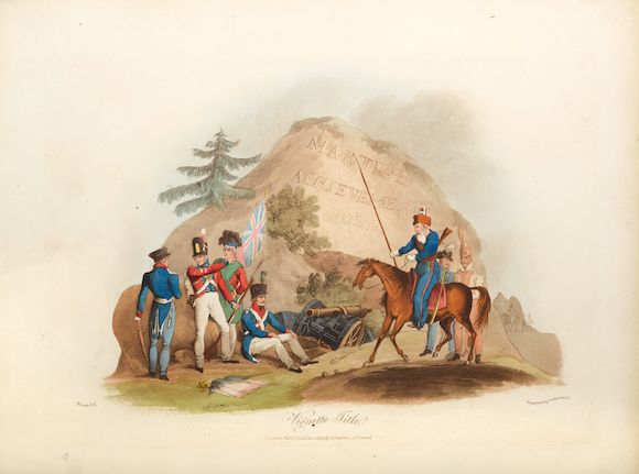 Bonhams : JENKINS, JAMES. FL.1825. The Martial Achievements of Great ...