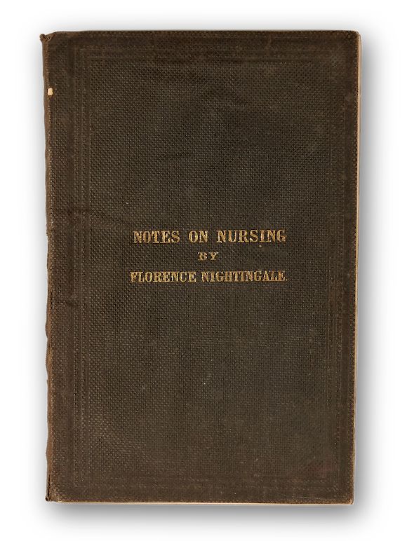 Bonhams : NIGHTINGALE, FLORENCE. 1820-1910. Notes on Nursing: What it ...
