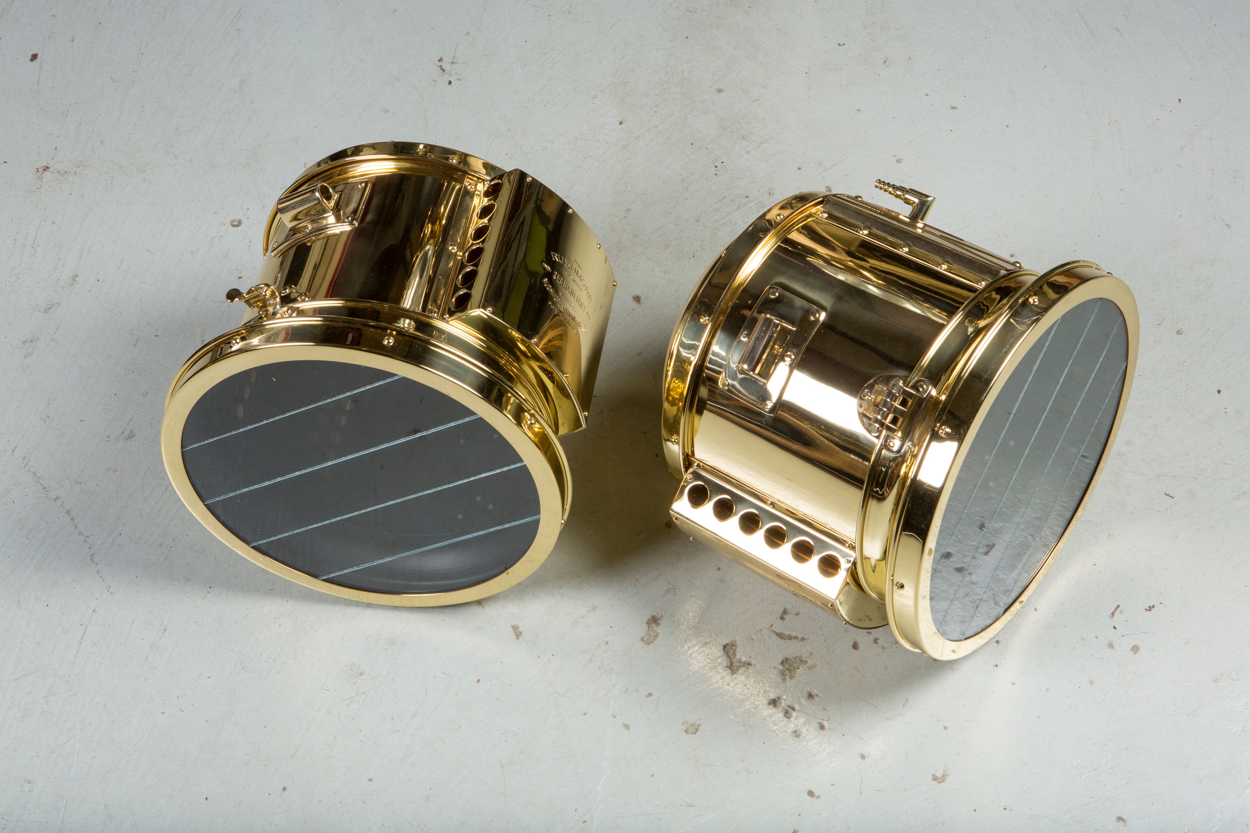 Bonhams Cars : A LARGE PAIR OF 'SEARCHLIGHT' ACETYLENE HEADLAMPS BY ...