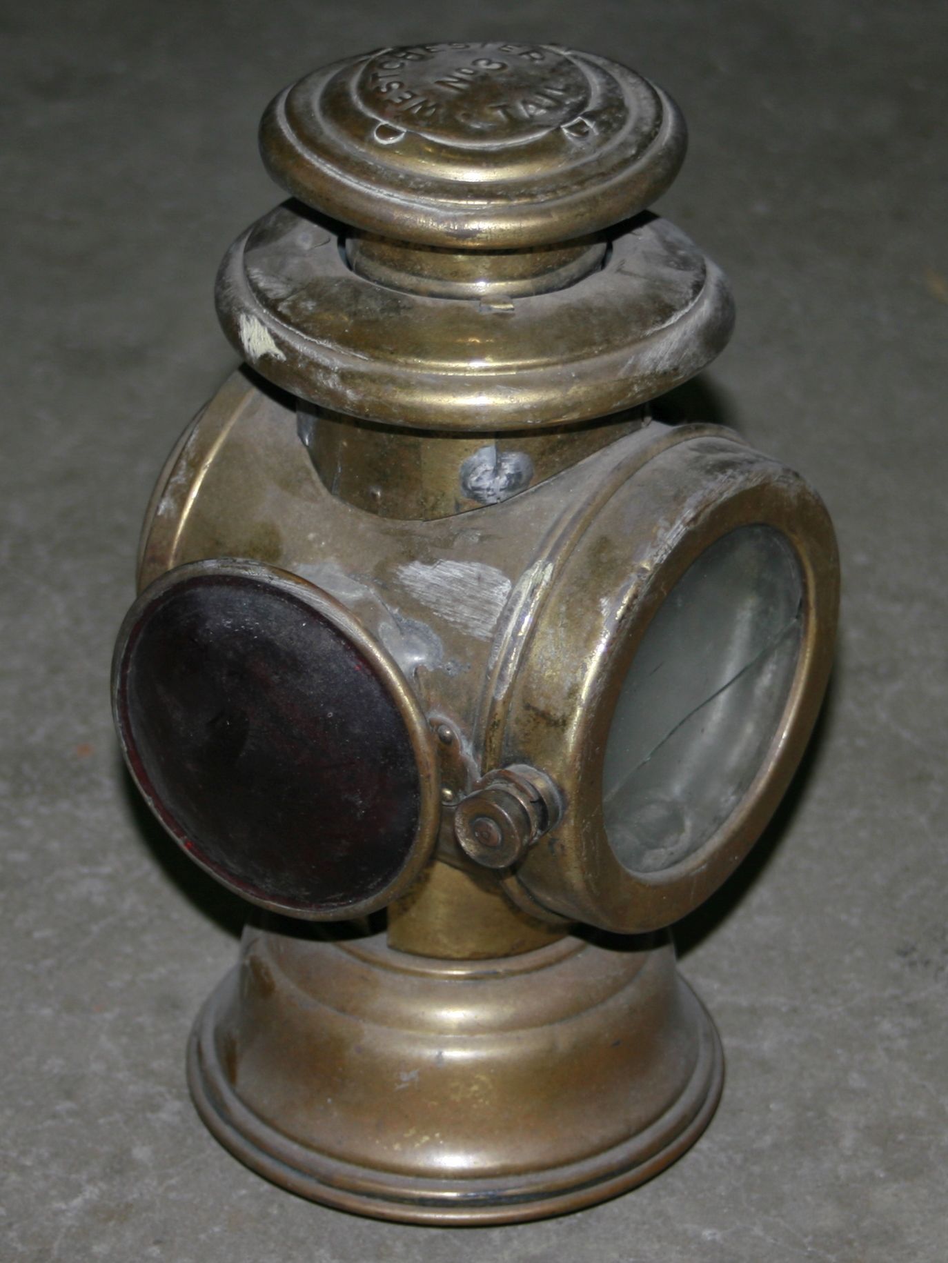 Bonhams Cars : A MODEL 3 OIL ILLUMINATED TAIL LAMP BY WESTCHESTER,