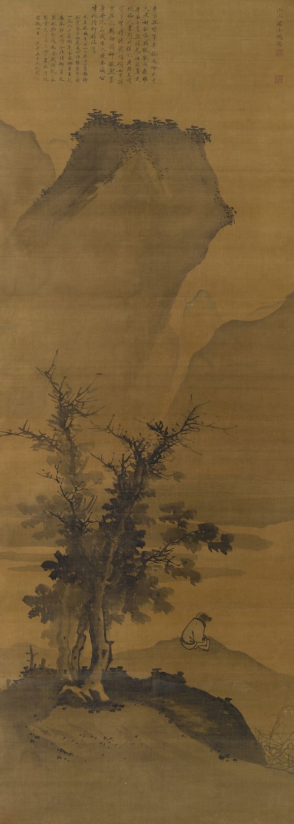 Bonhams : Attributed to Jiang Song (Ming Dynasty ) Landscape