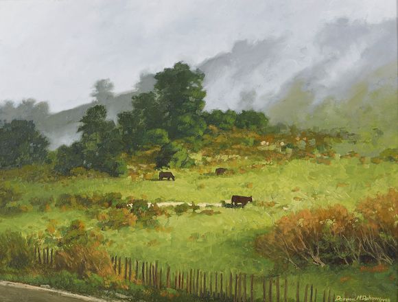 Bonhams : Dennis M. Doheny (born 1956) Grazing Cattle (Carmel Highlands ...