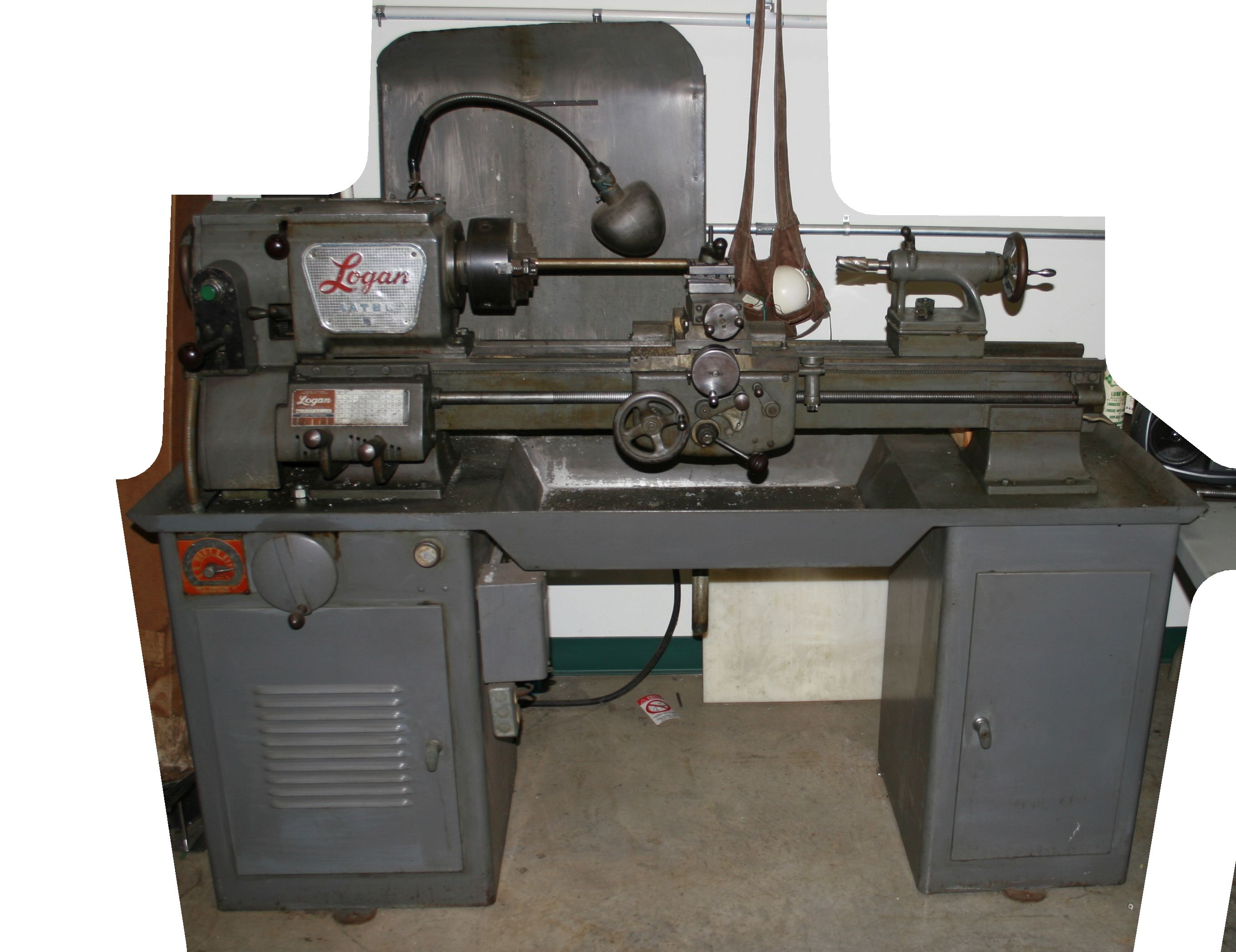 Bonhams Cars : A LOGAN SCREW CUTTING AND TURRET LATHE,