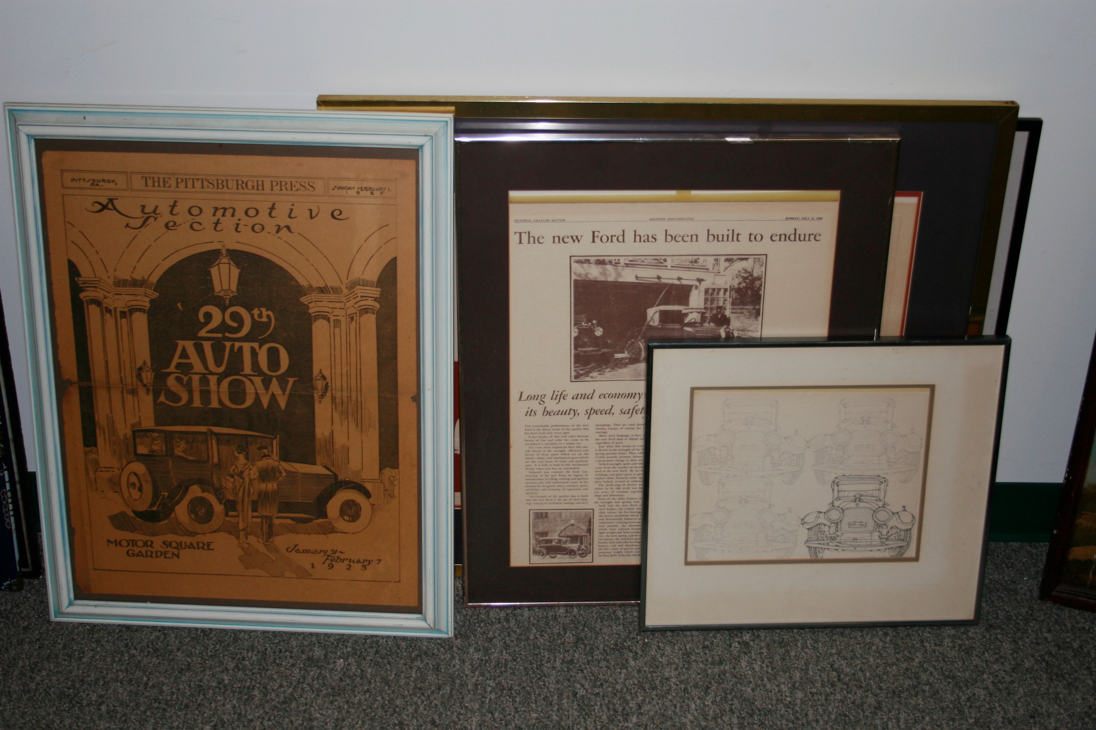 Bonhams Cars : ASSORTED MUSEUM DISPLAY POSTERS, PRINTS,