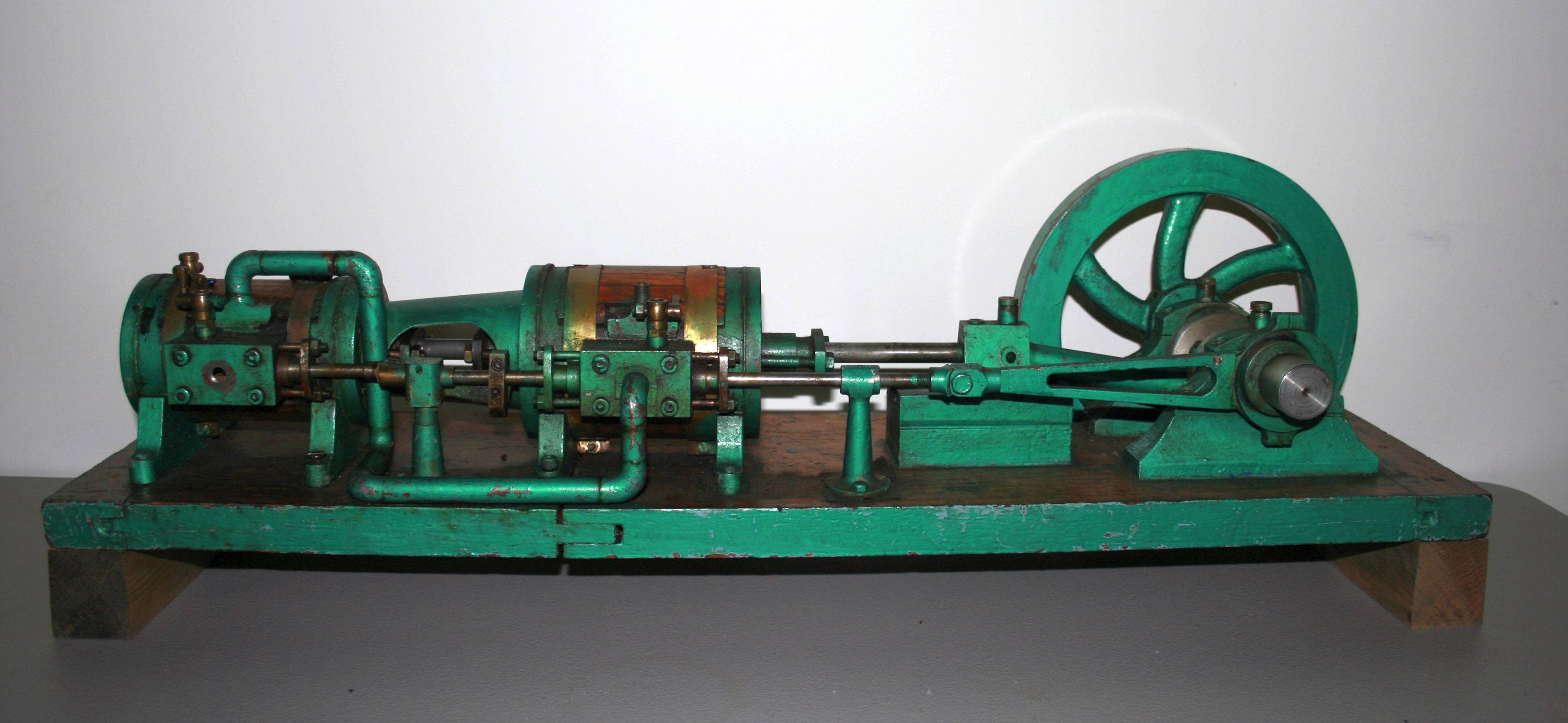 Bonhams Cars : AN ENGINEER'S MODEL OF A HORIZONTAL DOUBLE ACTION STAM ...