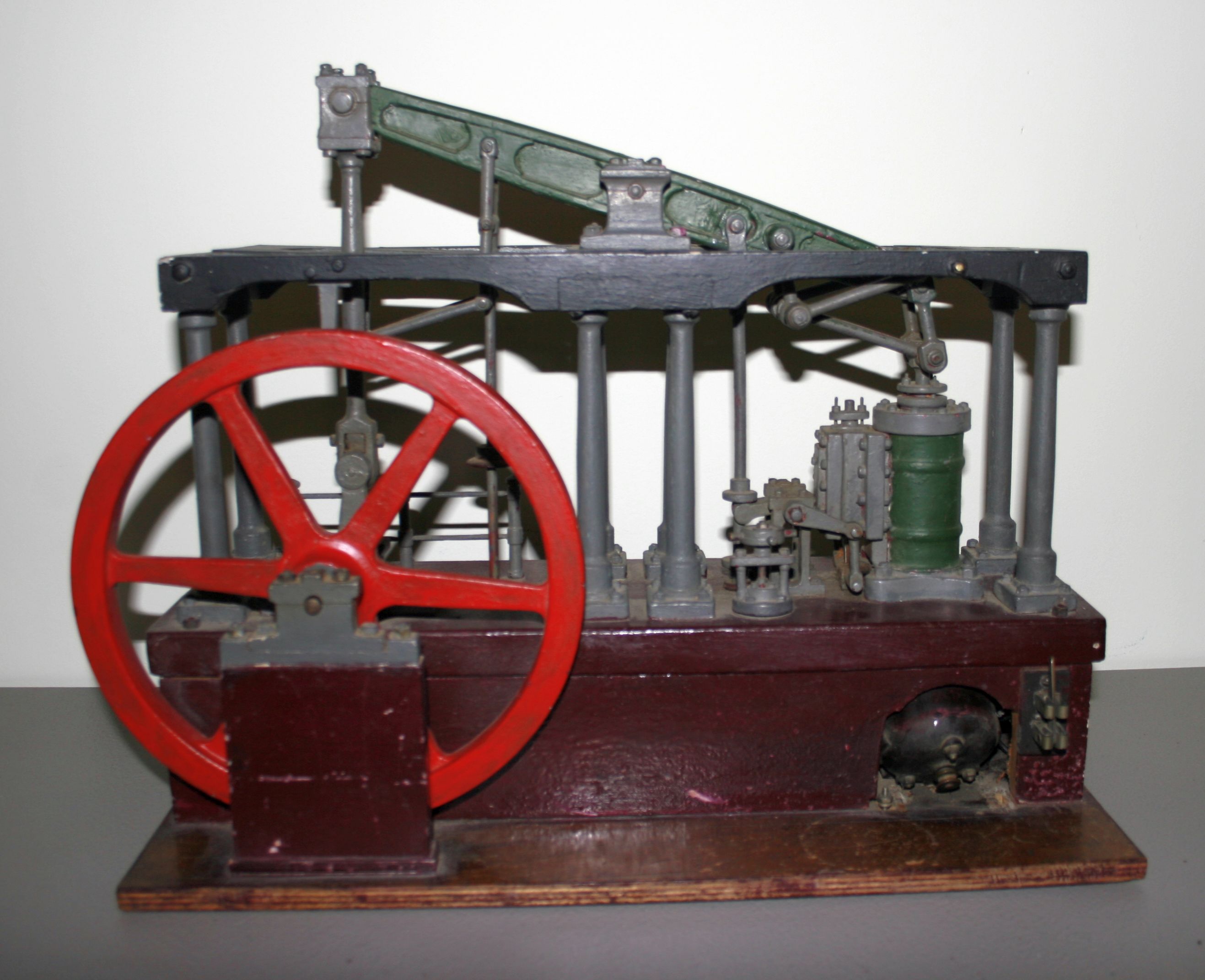 Bonhams Cars : A MODEL OF A BEAM PUMPING ENGINE,
