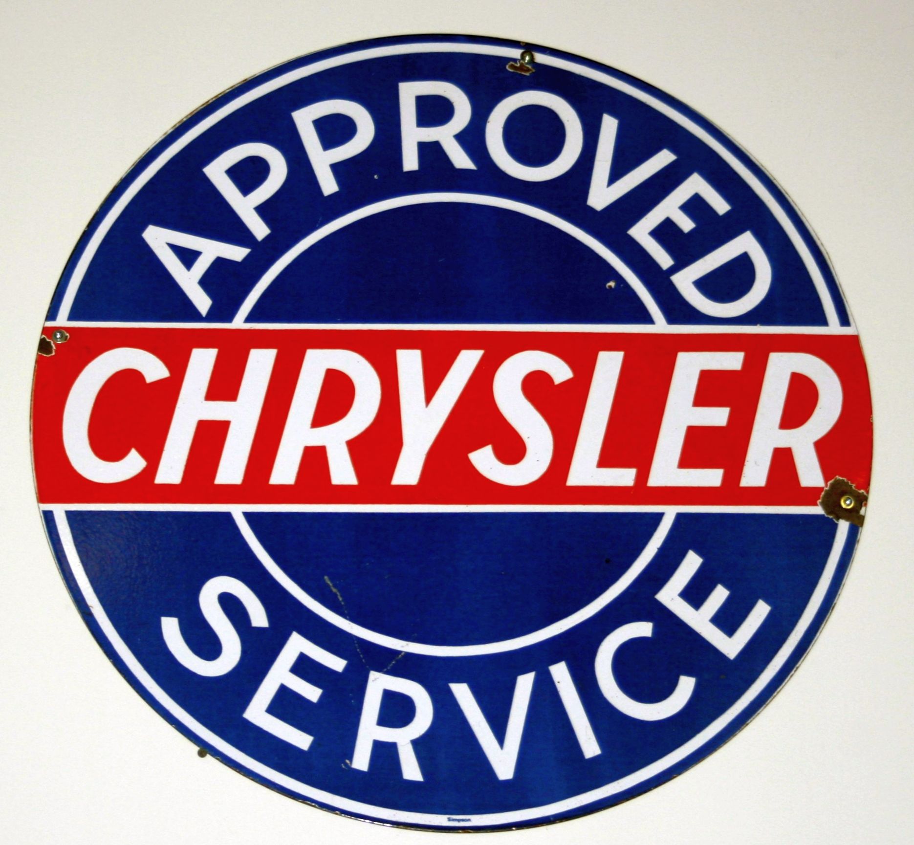 Bonhams Cars : CHRYSLER APPROVED SERVICE,