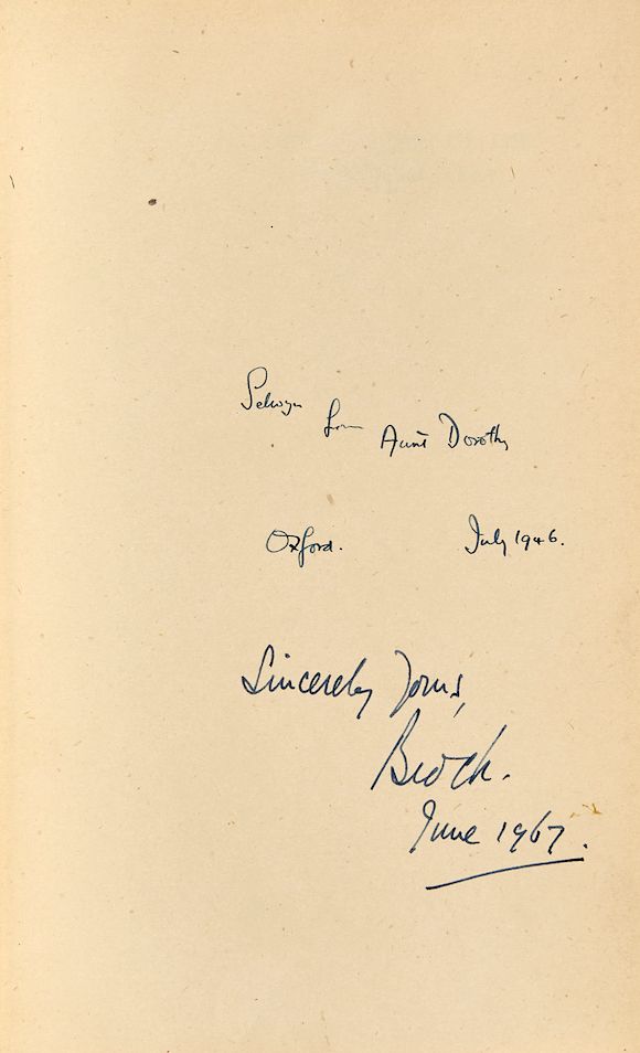 Bonhams : Brock, Russell. 1903-1980. SIX AUTOGRAPHED PUBLICATIONS