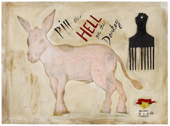 Bonhams : Michael Ray Charles (American, born 1967) Pin the Hell on the ...