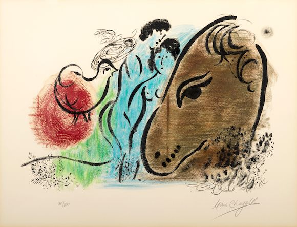 Bonhams : Marc Chagall (1887-1985); Le Cheval Brun;