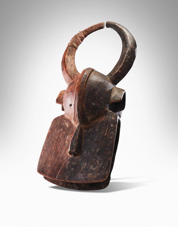 Bonhams : Chamba Bush Cow Mask, Nigeria