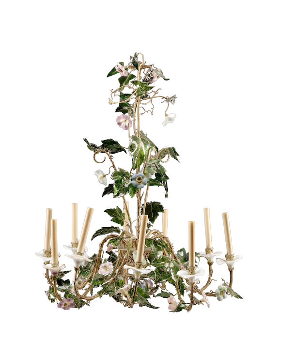 Bonhams A Venetian Belle Epoque Style Colored Glass Gilt Bronze And