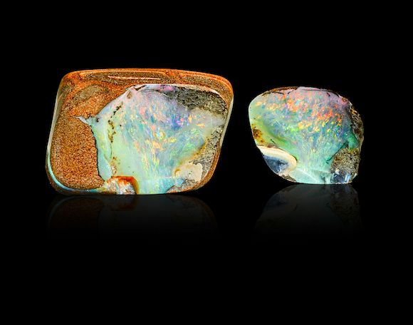 Bonhams : Gem-quality Boulder Opal "Split"