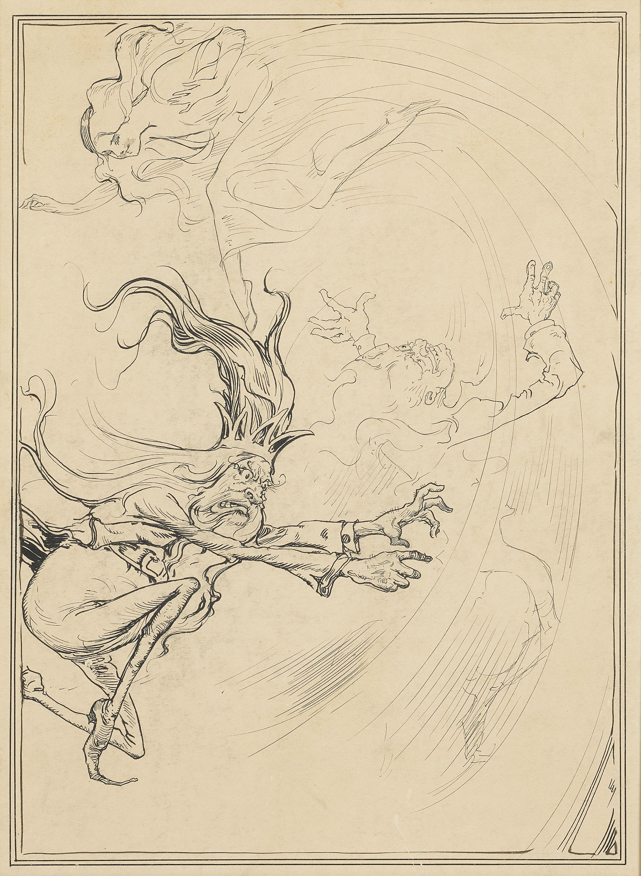 Bonhams : NEILL, JOHN REA. 1877-1943. Original pen-and-ink drawing ...