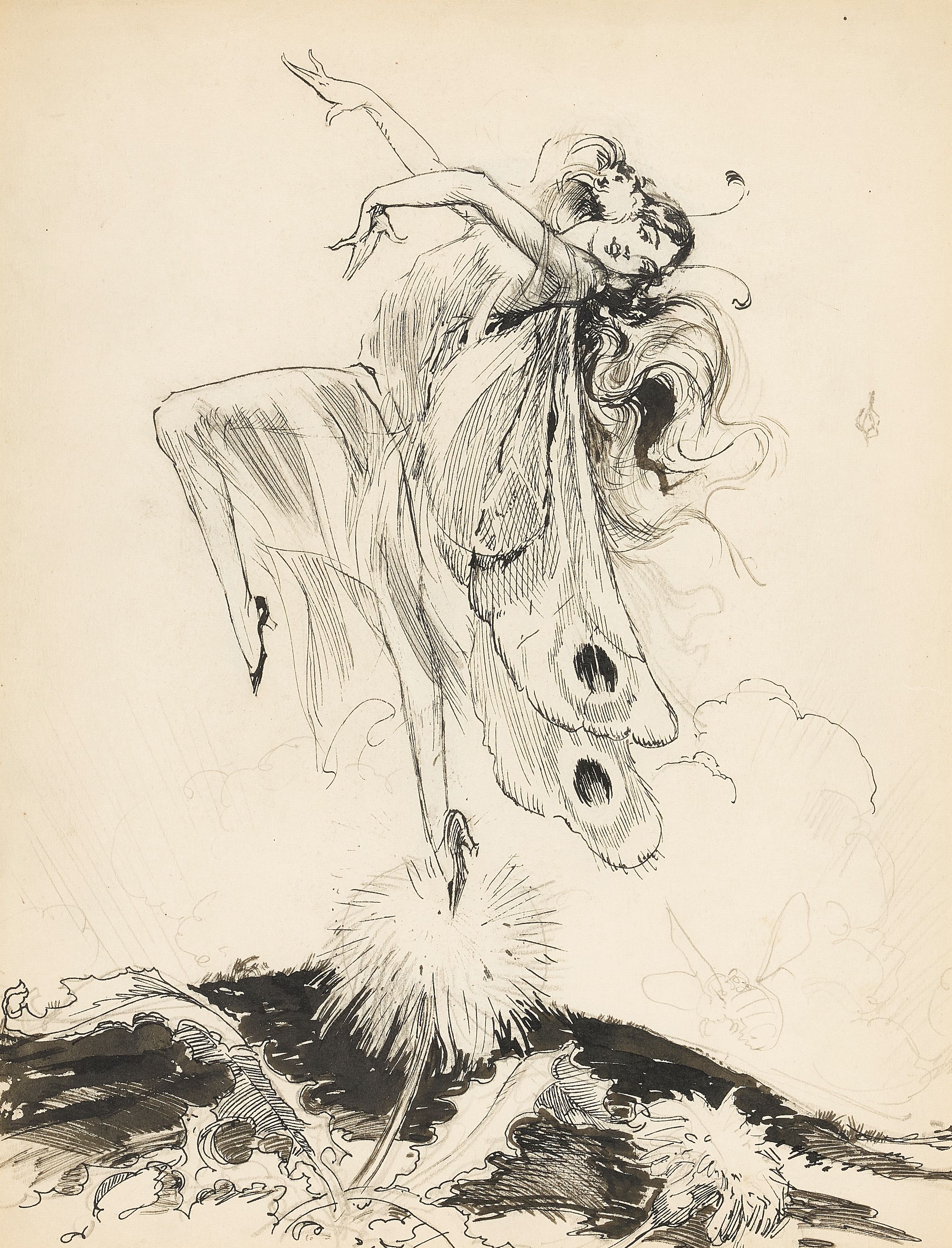 Bonhams : NEILL, JOHN REA. 1877-1943. Original pen-and-ink drawing, an ...