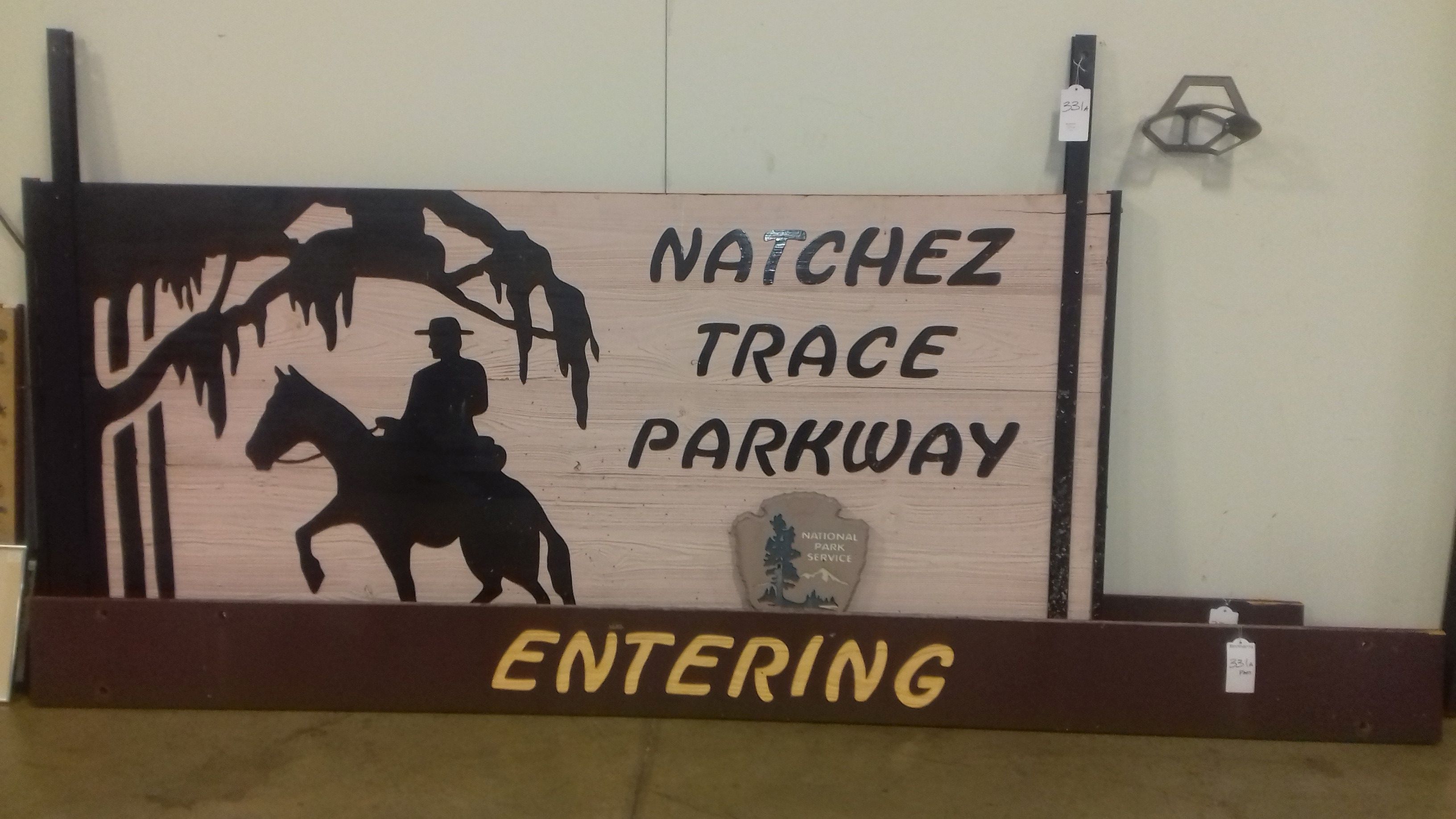 Bonhams Cars : ADDED LOT 331A. A LARGE NATIONAL PARK SERVICE SIGN FOR ...