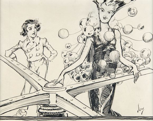 Bonhams : NEILL, JOHN R[EA]. 1877-1943. Original pen-and-ink drawing ...