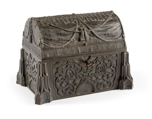 Bonhams : An Austrian erotic patinated bronze double action magic box ...