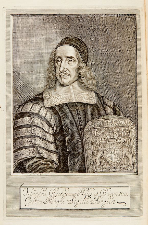 Bonhams : DUGDALE, WILLIAM. 1605-1686. Origines juridiciales, or ...