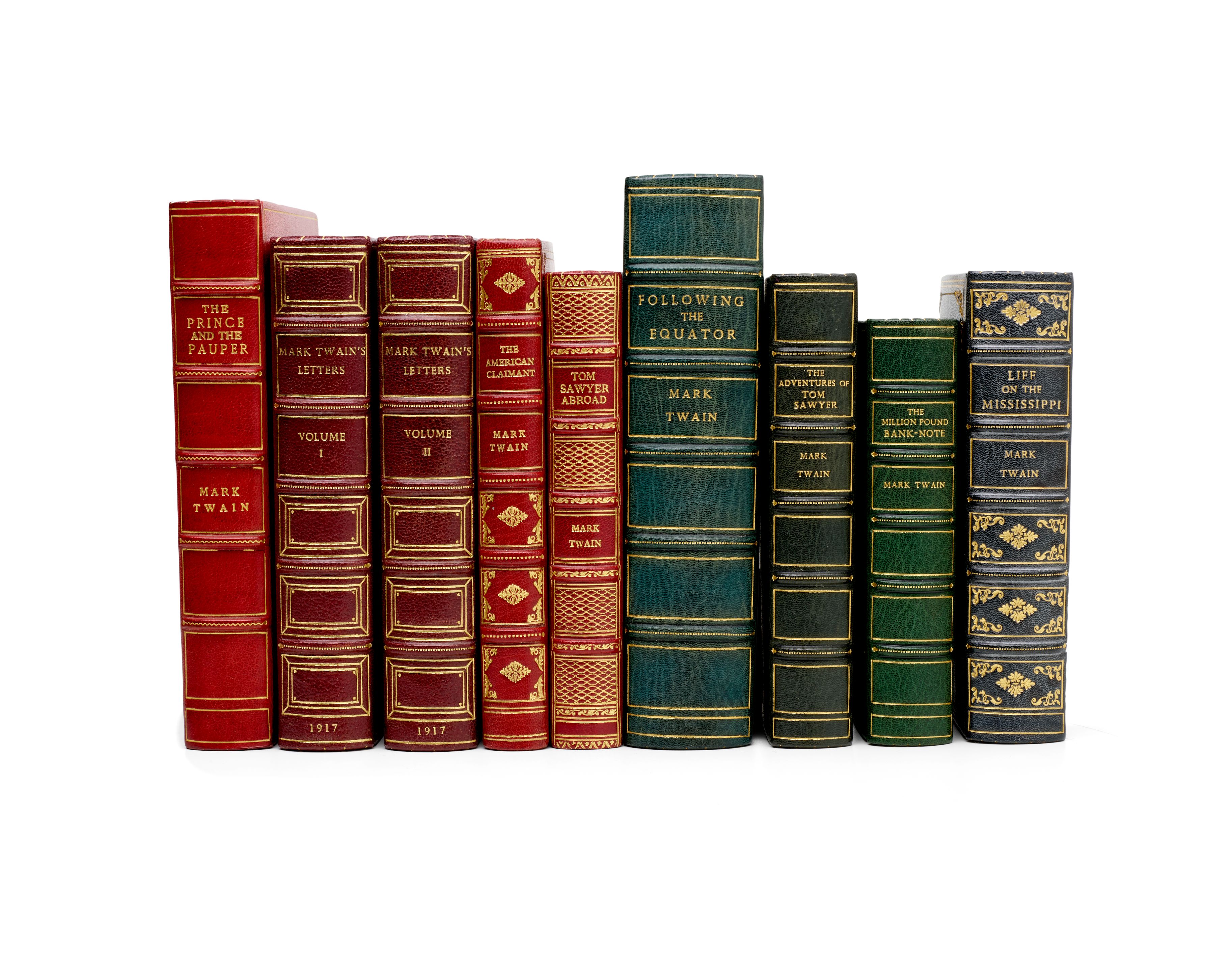 Bonhams : CLEMENS, SAMUEL. 1835-1910. 8 titles 1. The Adventures of Tom ...