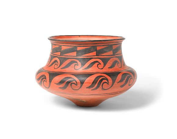 Bonhams : A San Ildefonso redware jar