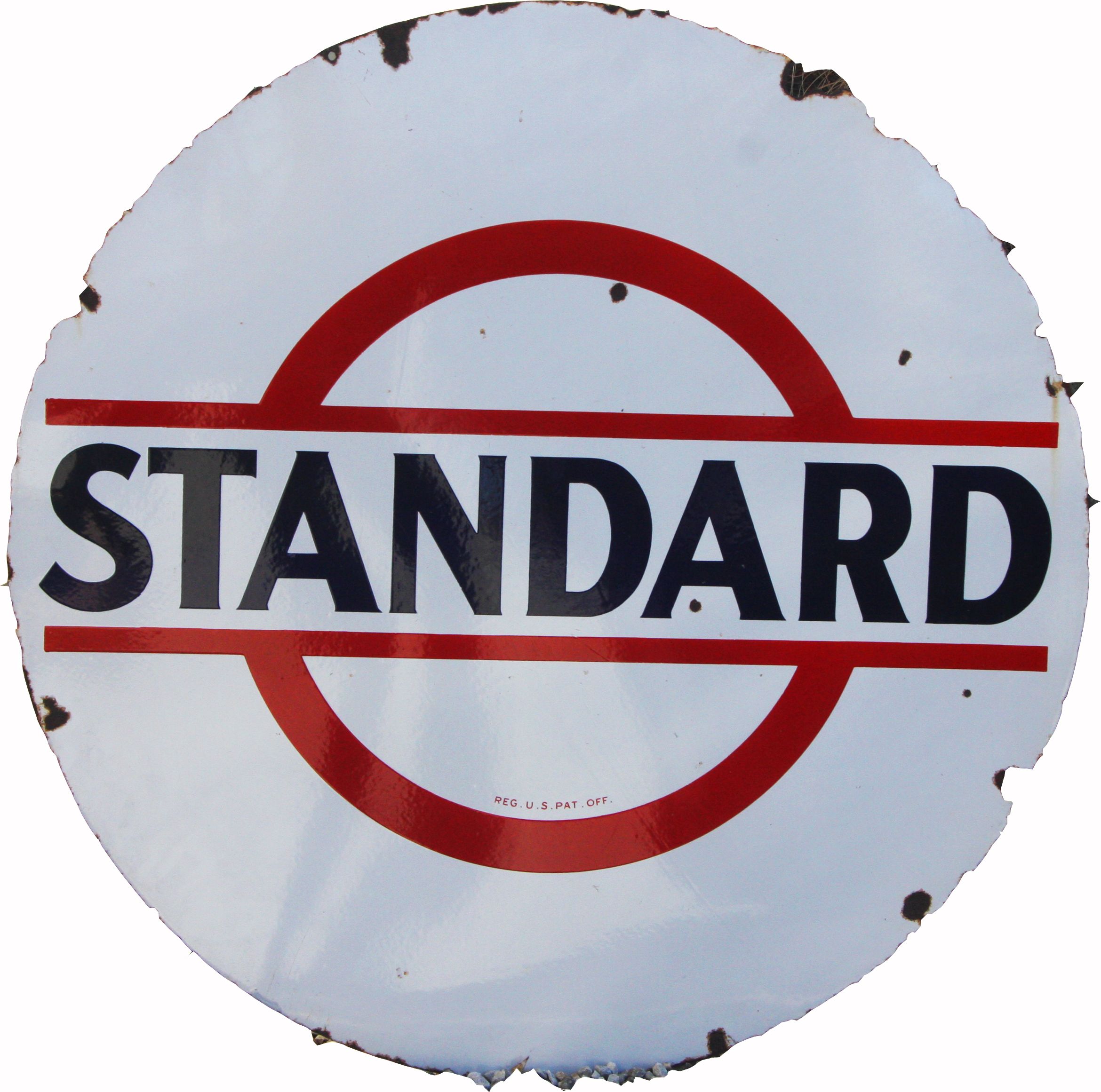 Bonhams Cars : Double-sided Esso/Standard Oil metal sign,