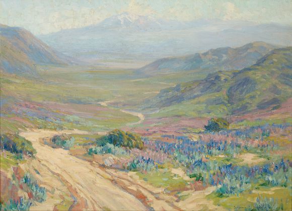 Bonhams : Benjamin C. Brown (1865-1942) Wildflowers in an extensive ...