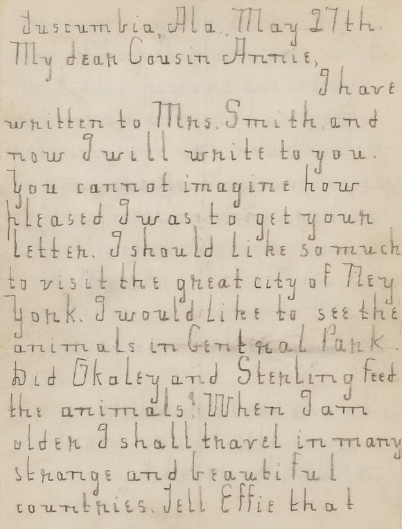Bonhams : KELLER, HELEN. 1880-1968. Autograph Letter Signed ("Helen A ...