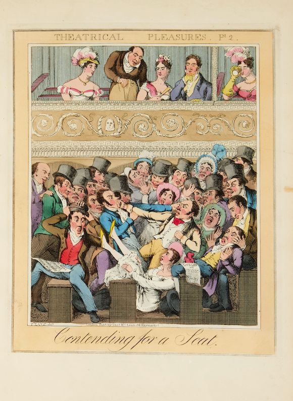 Bonhams : LANE, THEODORE. 1800-1828. Theatrical Pleasures. London ...