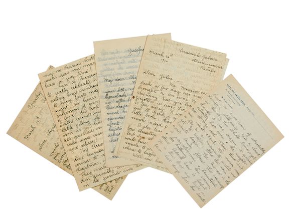 Bonhams : FELL, MARIAN. 1886-1935. 6 Autograph Letters Signed ("Marian ...