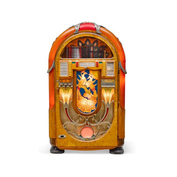 Bonhams : A Wurlitzer 850 'Peacock' jukebox American, 1941