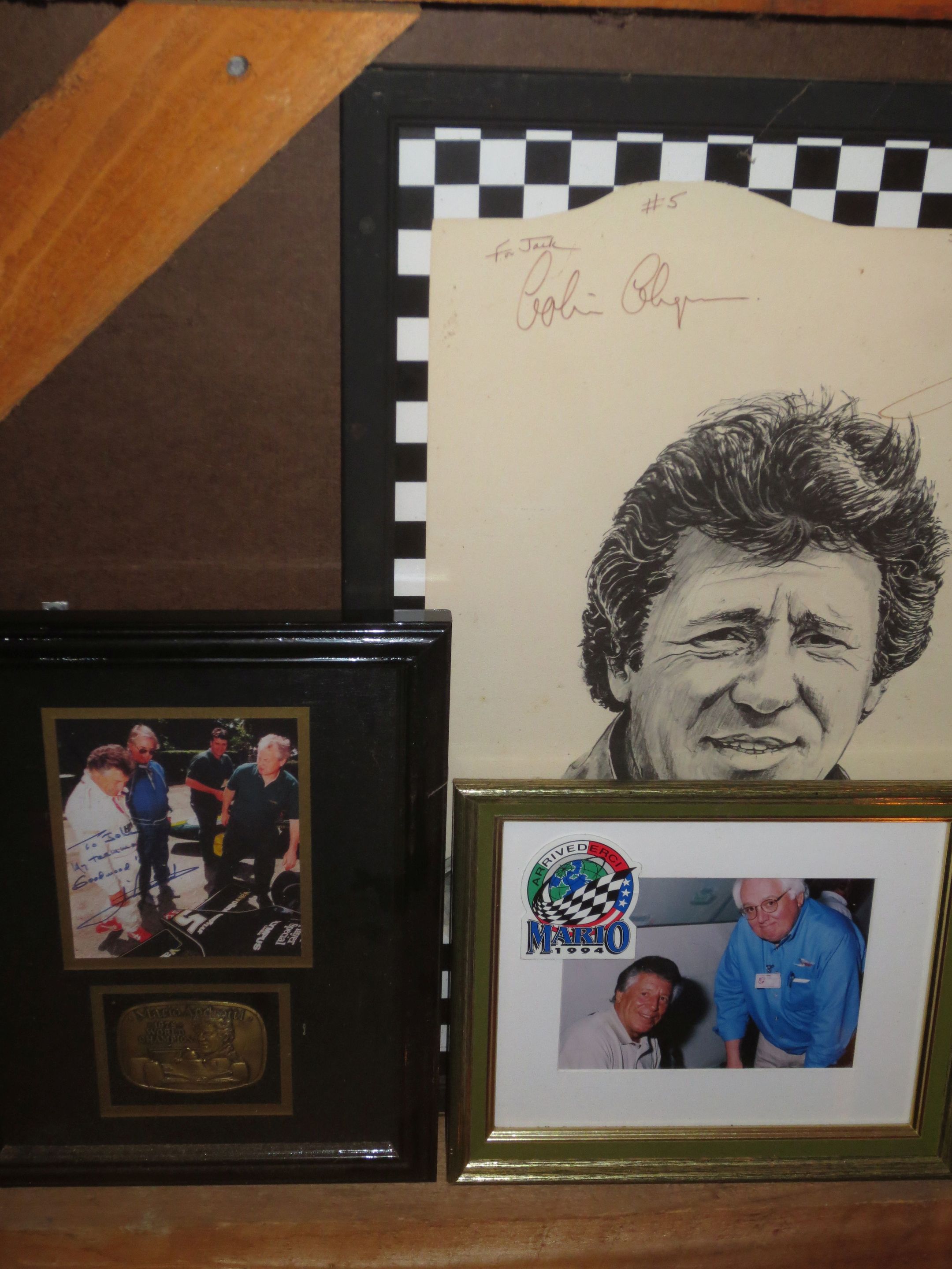 Bonhams Cars : Four Mario Andretti pictures, prints and posters,