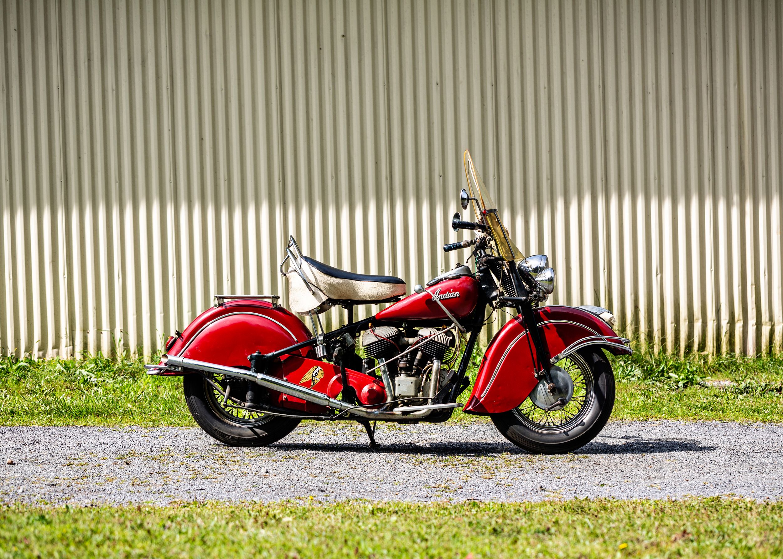 Bonhams Cars : 1947 Indian 74ci Chief Frame no. 3474109 Engine no. DG4109