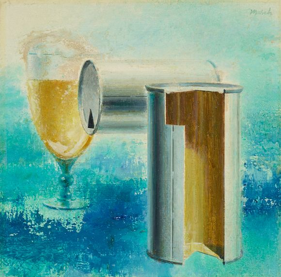 Bonhams : Walter Tandy Murch (1907-1967) The Beer Can 12 1/4 x 12 1/4in ...