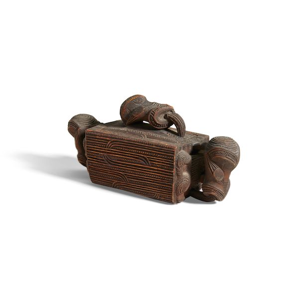 Bonhams : Maori Tinder Box, New Zealand