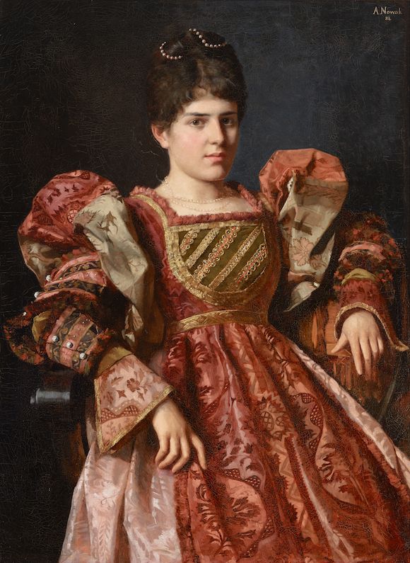 Bonhams : Anton Nowak (Austrian, 1865-1932) A portrait of an Austrian ...