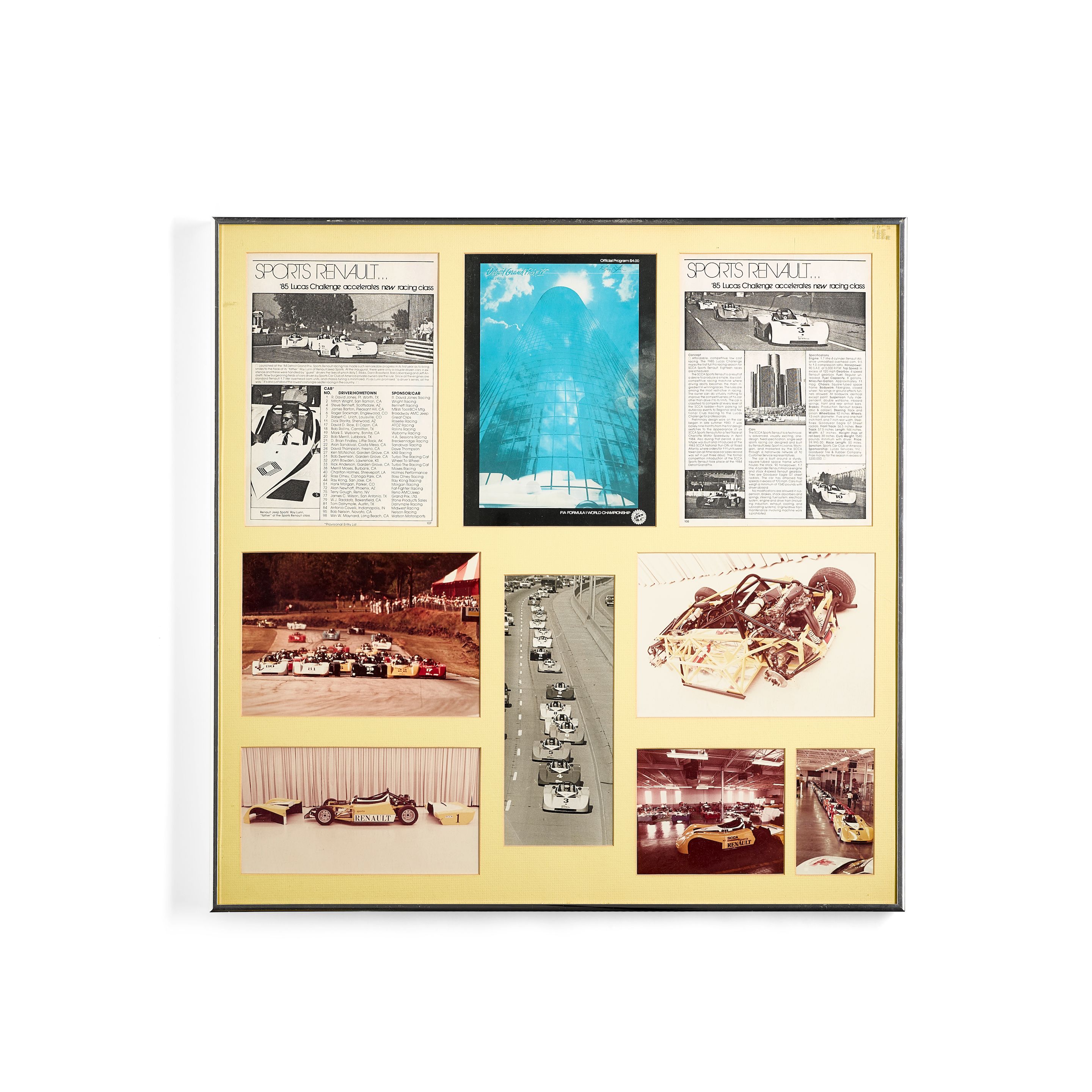 Bonhams Cars : Renault Trophies, Awards, Photographs, and Associated ...