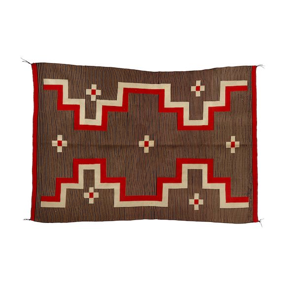 Bonhams : A Navajo Germantown Moki weaving