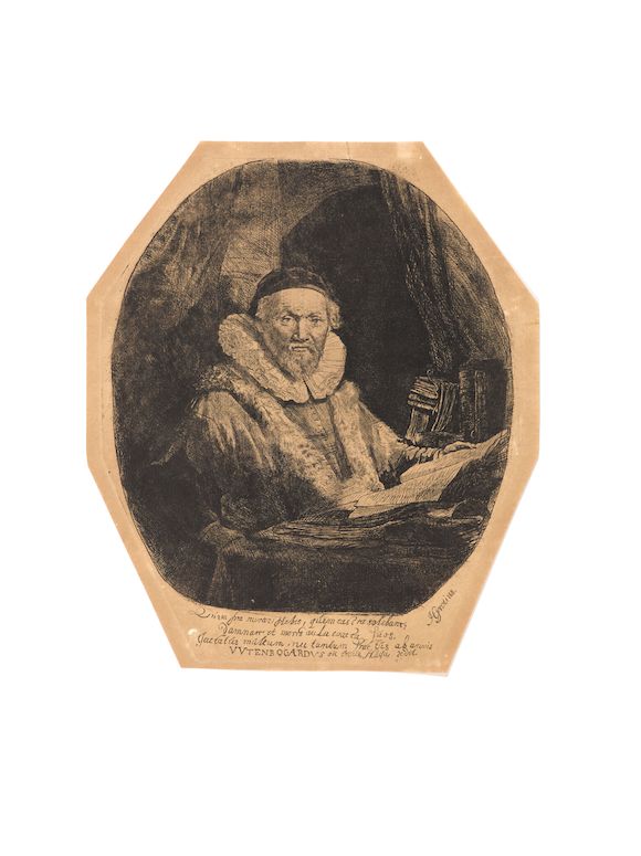 Bonhams : Rembrandt Harmensz van Rijn (1606-1669); Jan Uytenbogaert ...