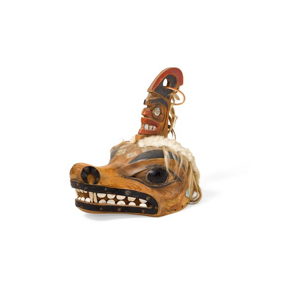 Bonhams : A contemporary Northwest Coast forehead mask