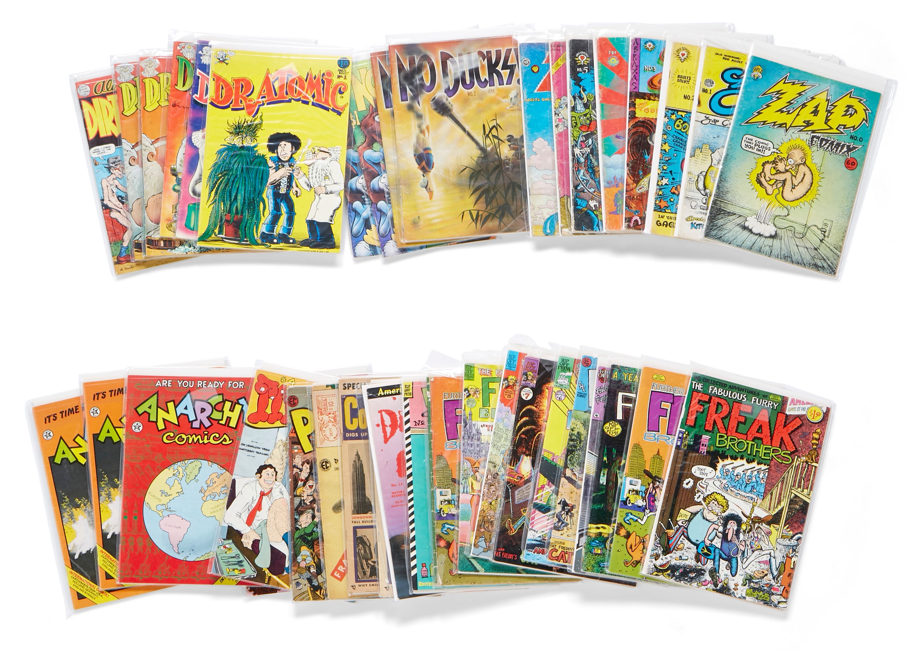 Bonhams : A JERRY GARCIA GROUP OF 39 UNDERGROUND COMICS 1960s-1970s