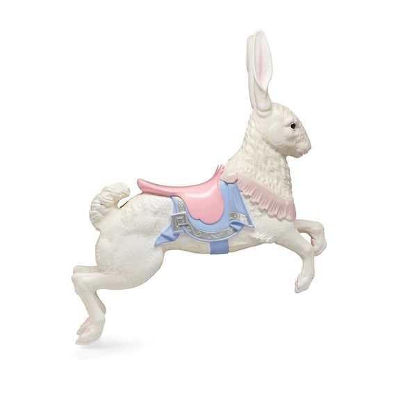 Bonhams : A Gustave Dentzel Carousel Rabbit Philadelphia, circa 1910
