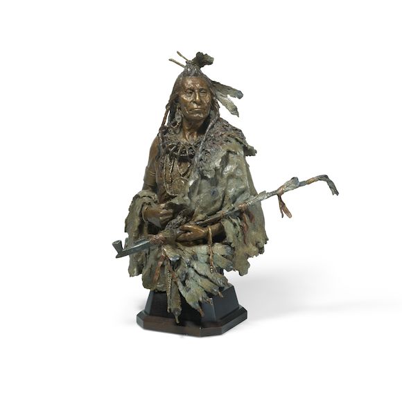 Bonhams : John Coleman (born 1949) The Greeter - Black Moccasin ...