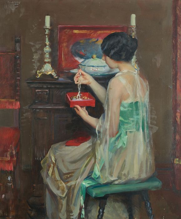 Bonhams : Henry R. Rittenberg (1879-1969) The Jewel Box 30 1/4 x 25 1 ...