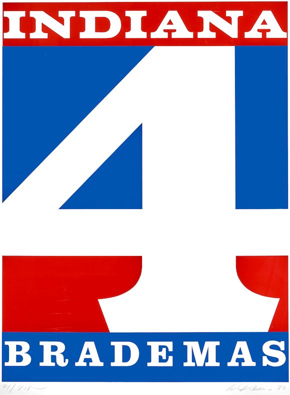 Bonhams : Robert Indiana (1928-2018); Indiana 4 Brademas;