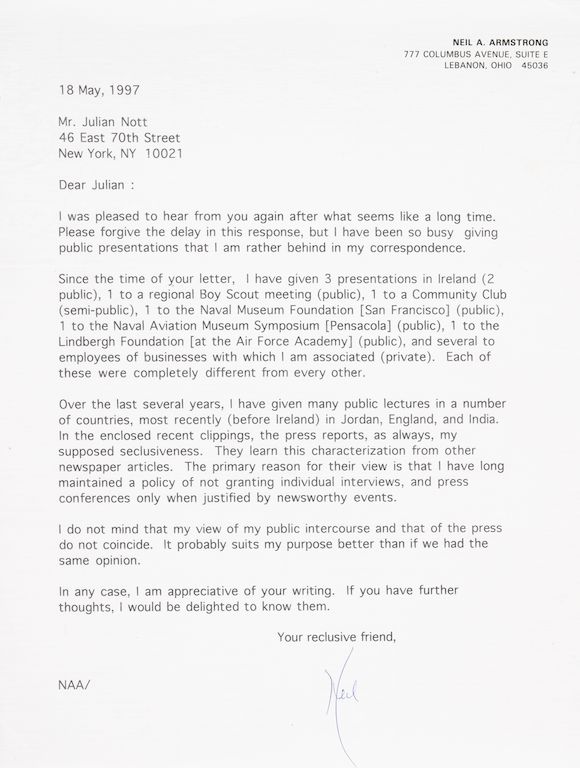 Bonhams : CORRESPONDENCE. Extensive Collection of Letters, Signed ...